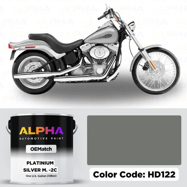 Harley-Davidson Platinum Silver Metallic 2C HD122 | OEMatch Basecoat – The Spray Source