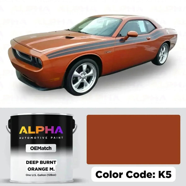Dodge/Plymouth Deep Burnt Orange Metallic K5 | OEMatch Basecoat – The ...