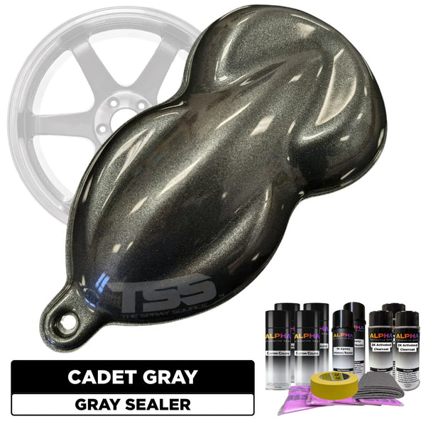 Cadet Gray Wheel Paint Kit | Custom Rim Paint Kit – The Spray Source