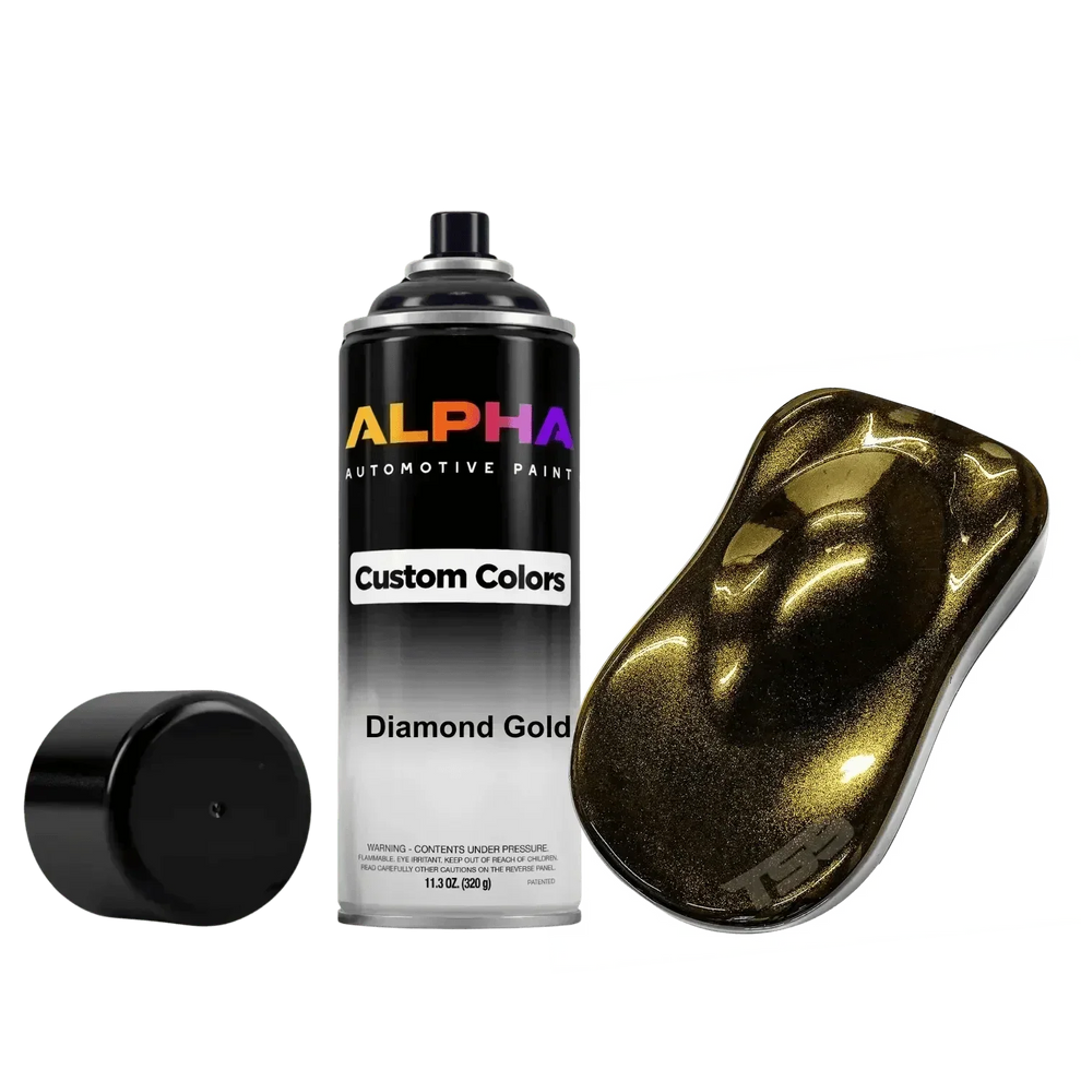 Diamond Gold Spray Can | Custom Paint Automotive Aerosol Paint – The ...