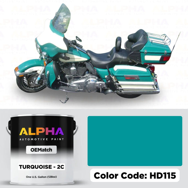 Harley-Davidson Turquoise - 2C HD115 | OEMatch Basecoat – The Spray Source
