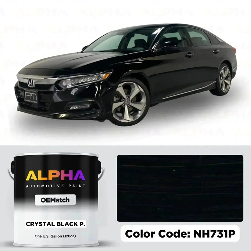 Honda Crystal Black Pearl NH731P | OEMatch Basecoat – The Spray Source