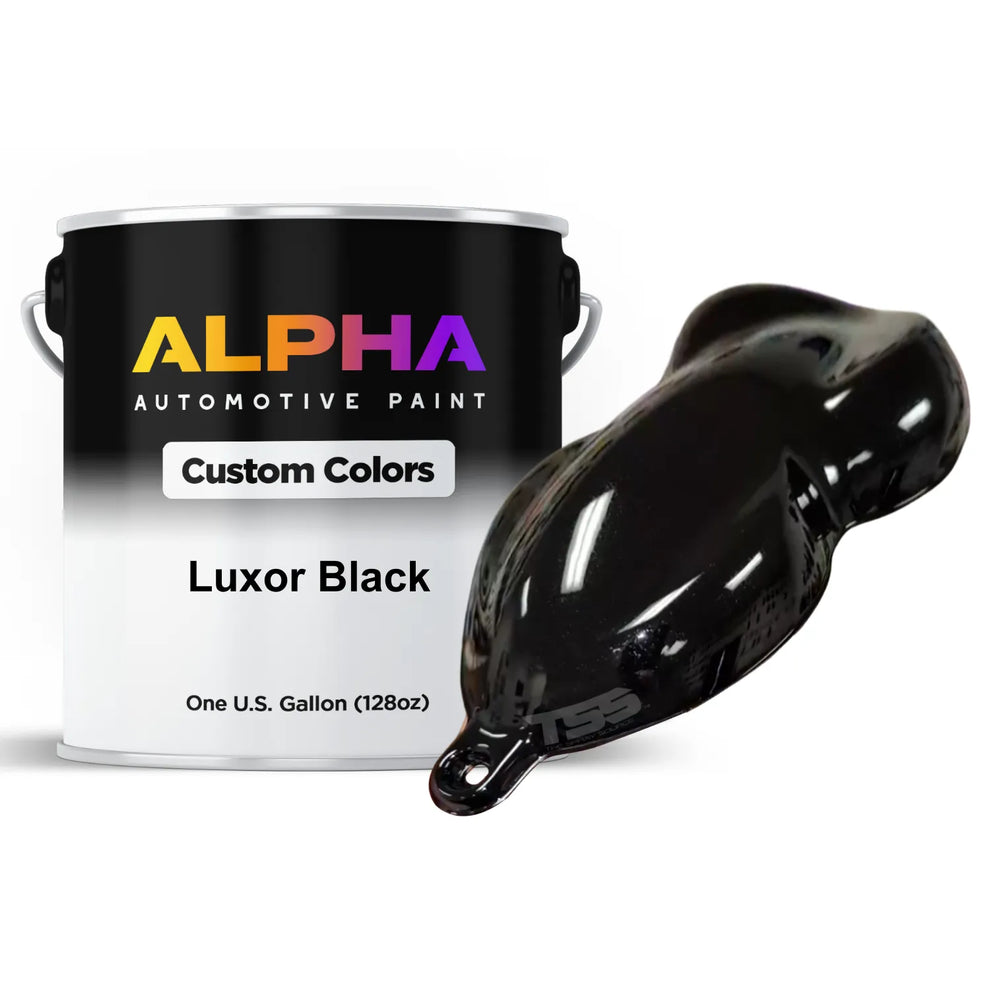 Luxor Black Paint Basecoat | Alpha Automotive Paint – The Spray Source
