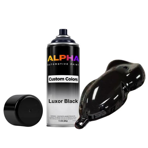 Luxor Black Spray Can | Custom Paint Automotive Autoflex – The Spray Source