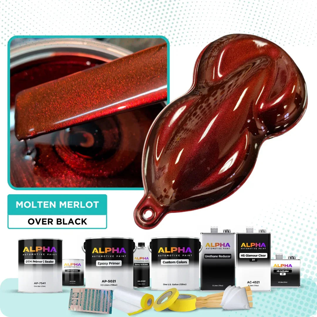 Molten Merlot Vehicle Paint Kit – The Spray Source