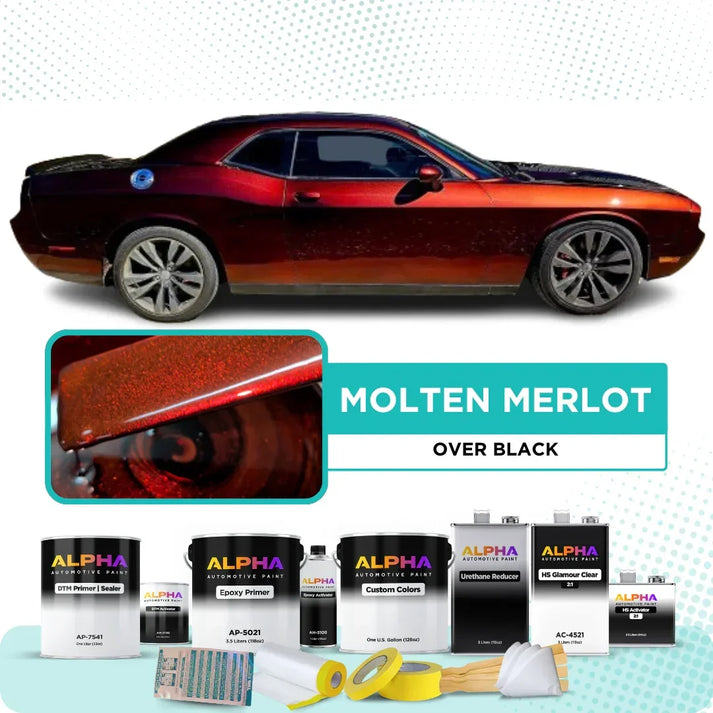 Molten Merlot Vehicle Paint Kit – The Spray Source