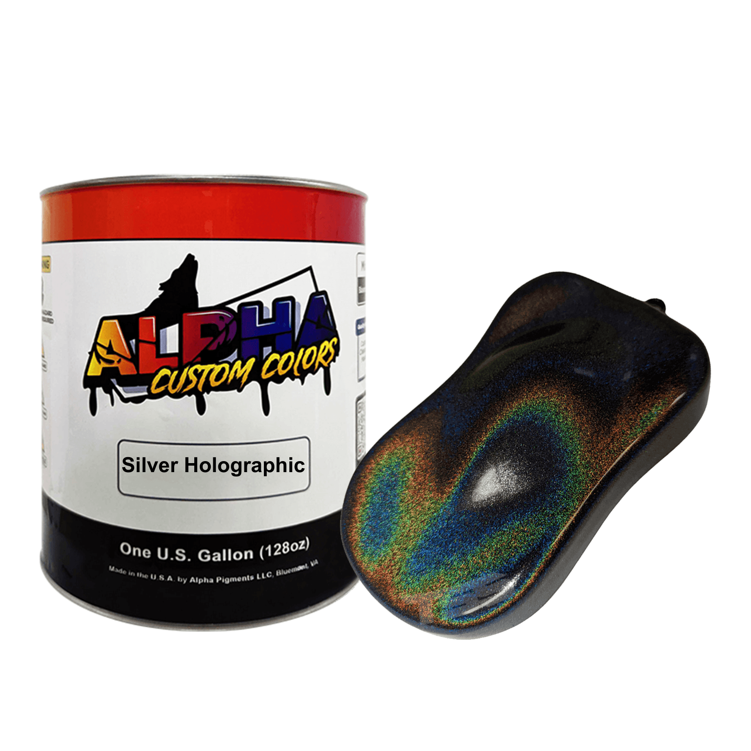 Silver Holographic Basecoat | Peelable Paint Autoflex – The Spray Source