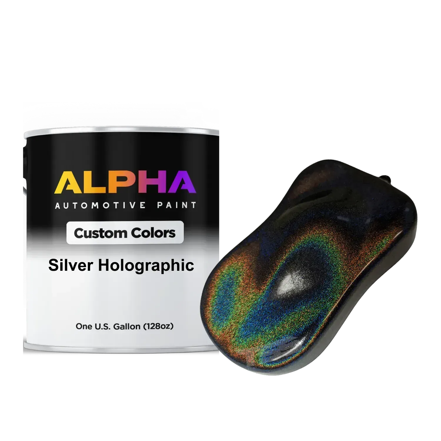 Silver Holographic Basecoat | Peelable Paint Autoflex – The Spray Source