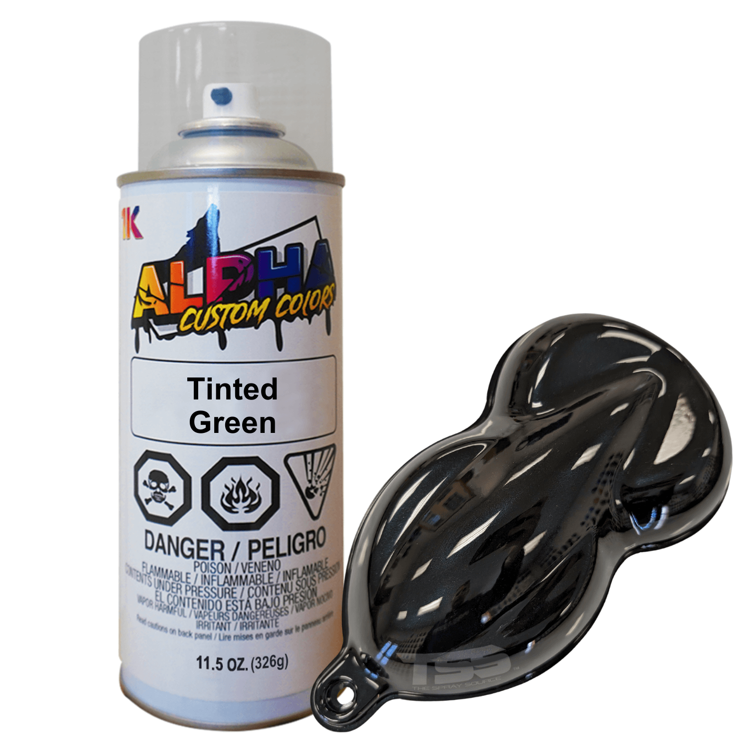 Tinted Green Spray Can | Custom Paint Automotive Autoflex – The Spray ...