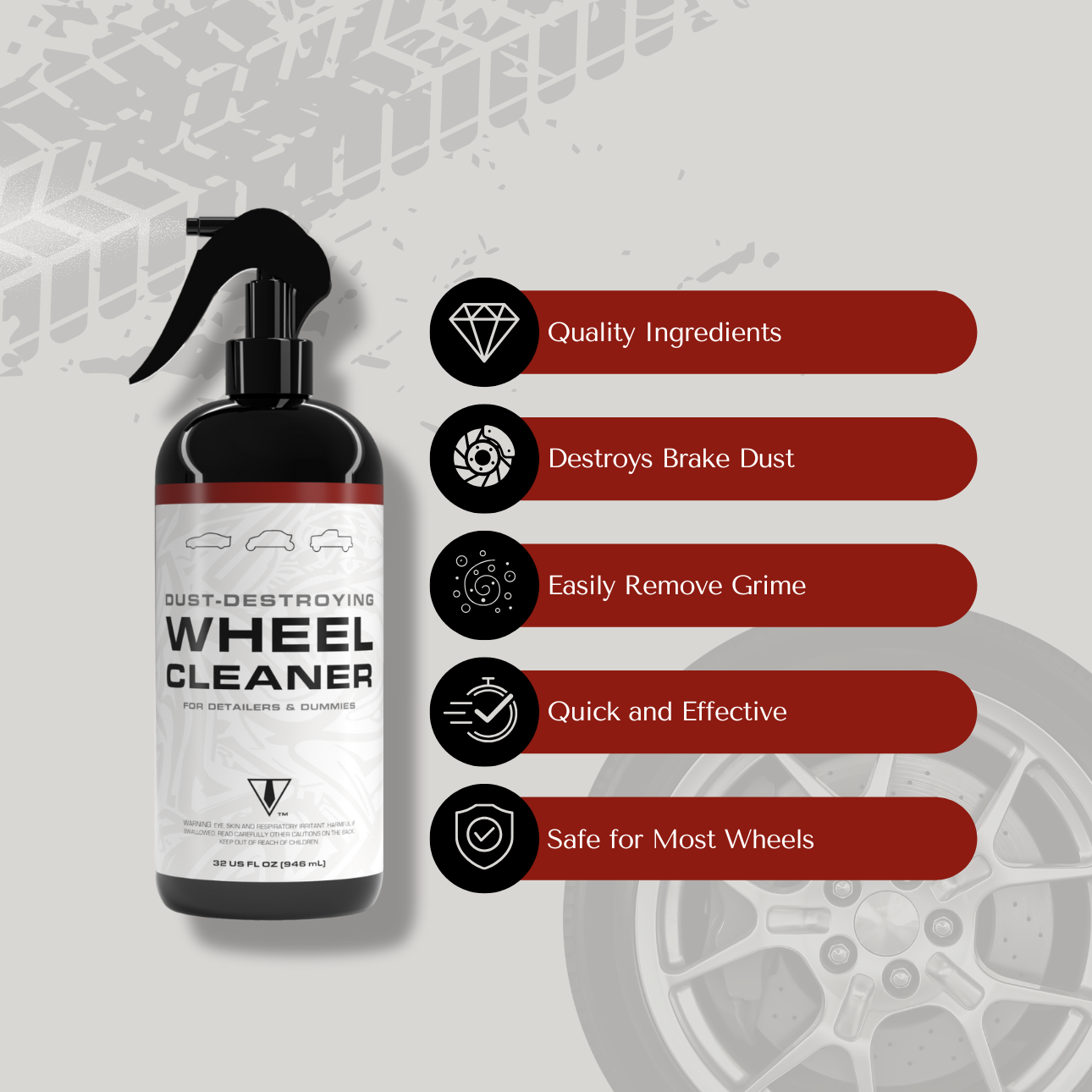 Dust-Destroying Wheel Cleaner – The Spray Source