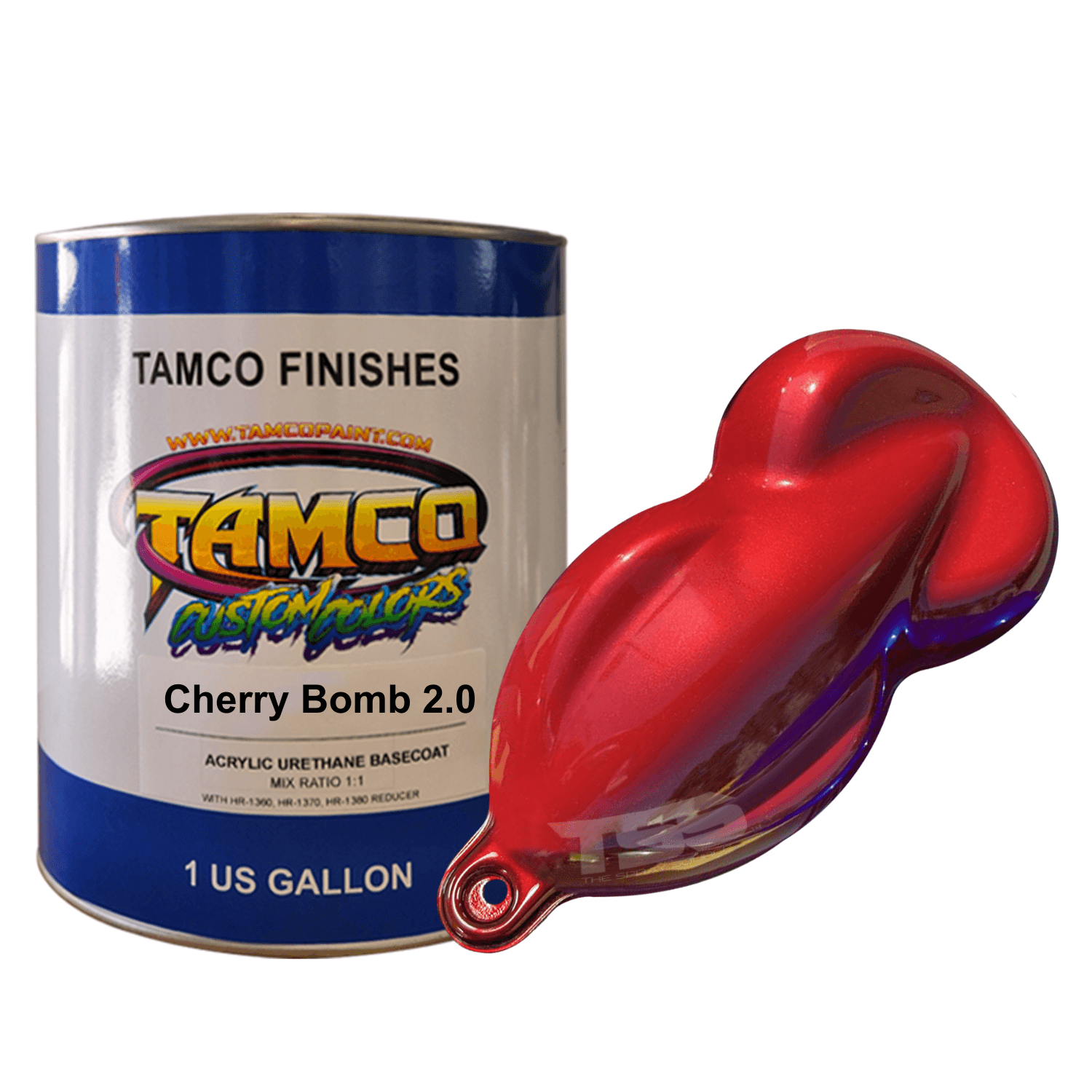 Cherry Bomb 2.0 Basecoat - Tamco Paint - Custom Color – The Spray Source