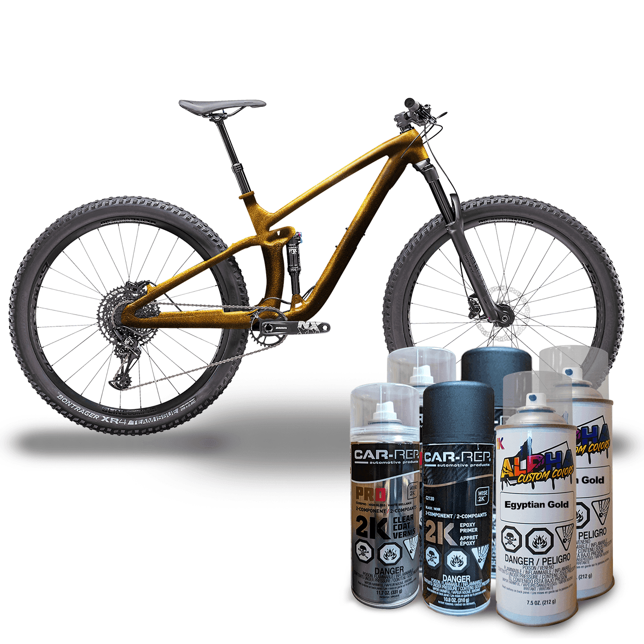 Egyptian Gold Bike Paint Kit – The Spray Source