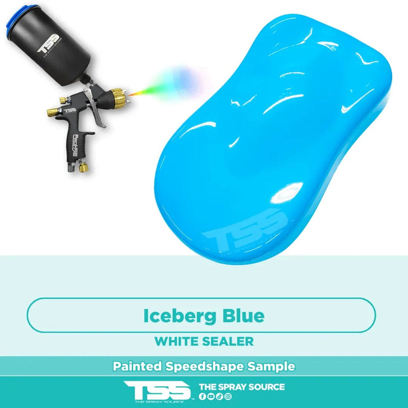 Iceberg Blue Pre-Sprayed Speedshape Paint Sample (White Ground Coat ...