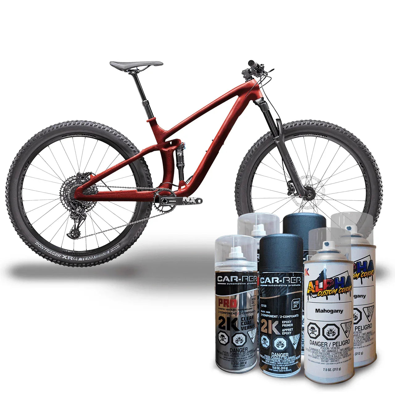 Mahogany Metallic Bike Paint Kit – The Spray Source