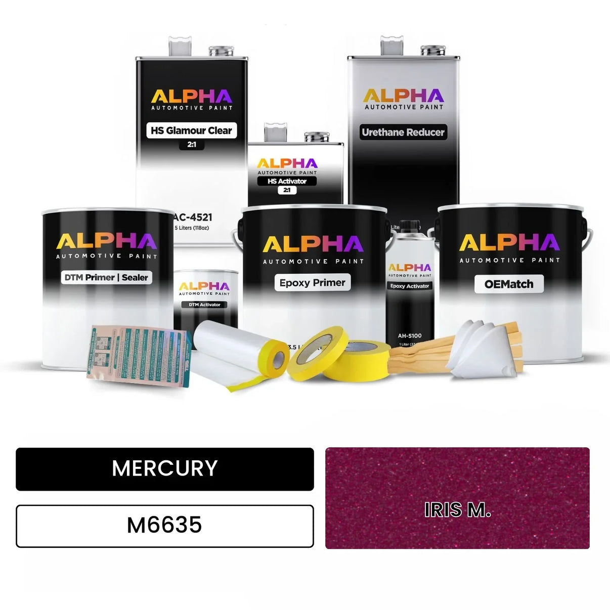 MERCURY IRIS M. M6635 | OEMatch Automotive Vehicle Paint Kit – The ...